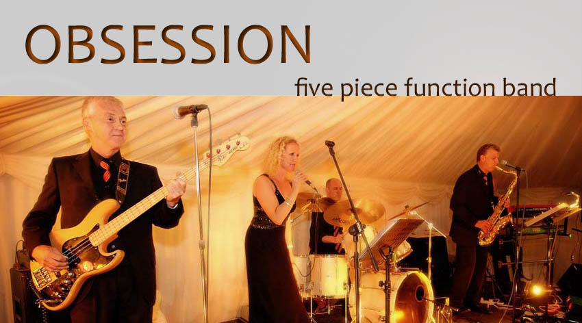 Hire Obsession live wedding band Scotland Neil Drover