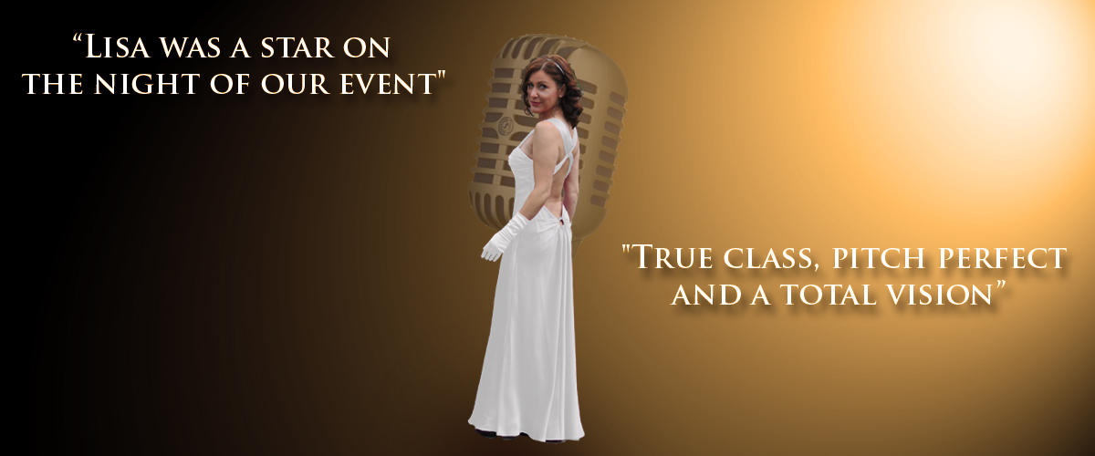 Singer Lisa Martin is a top class singer for Weddings and functions