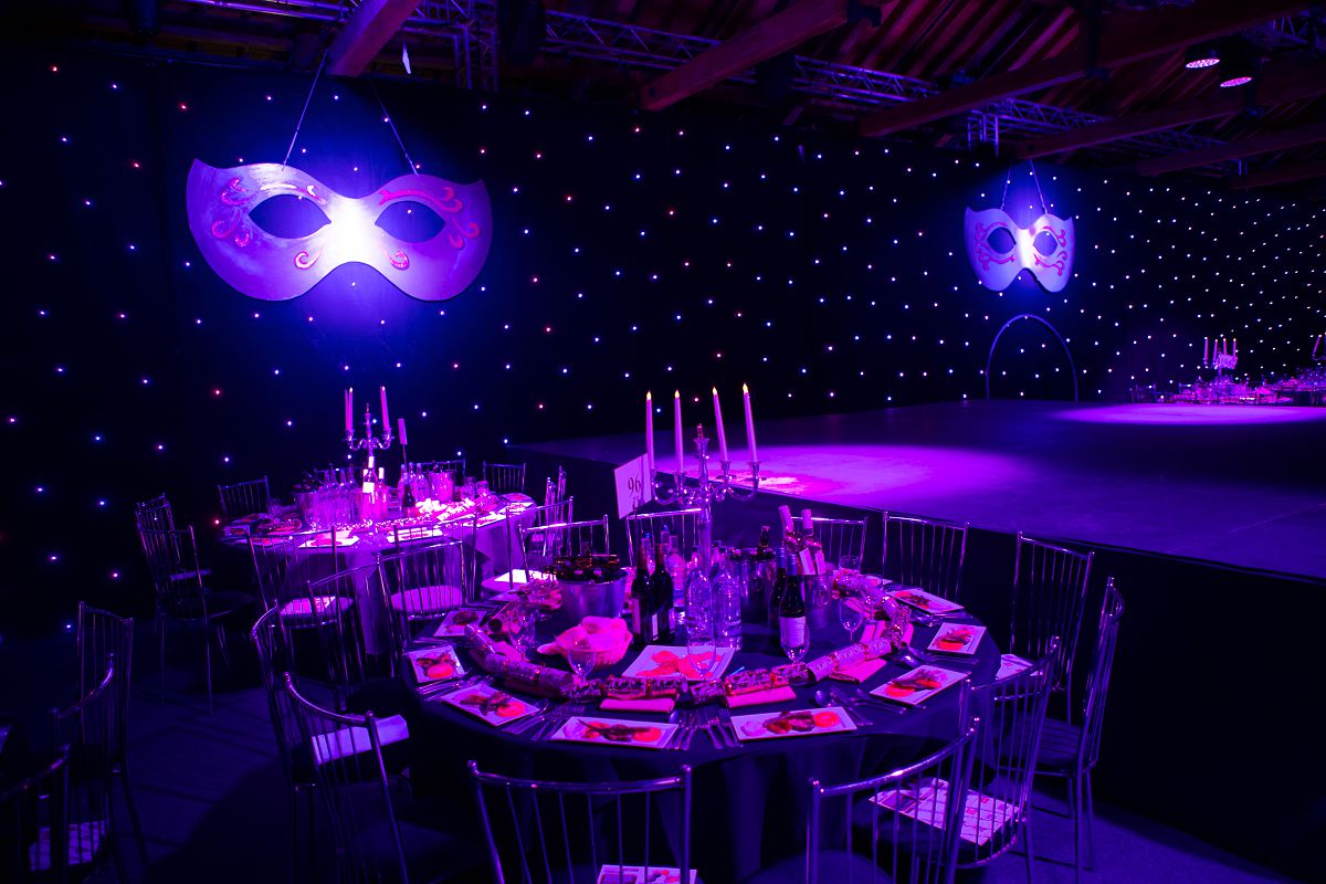 masquerade ball setting 1 - Neil Drover Entertainment Agency for live ...