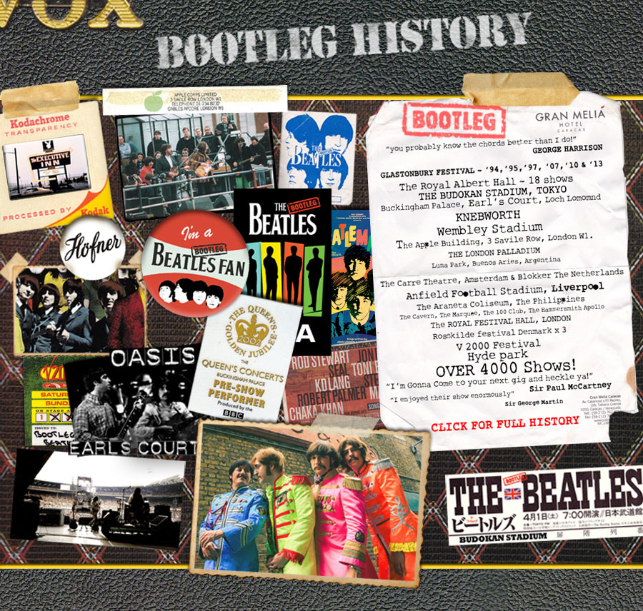 The Bootleg Beatles the No. 1 Tribute band The Beatles.